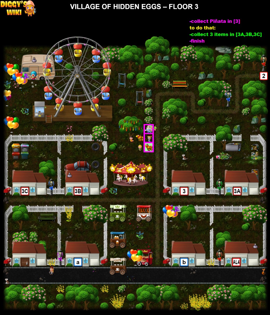Village Of Hidden Eggs - Easter 2018 Remastered - Diggy's Adventure ...