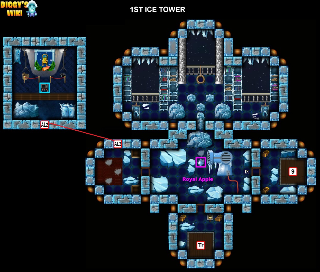 1st Ice Tower - Ice Marquess Remastered - Diggy's Adventure | Diggy's Guide