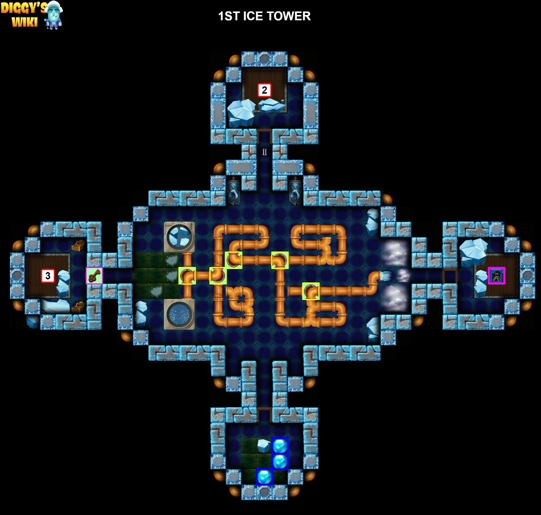 1st Ice Tower - Ice Marquess Remastered - Diggy's Adventure | Diggy's Guide