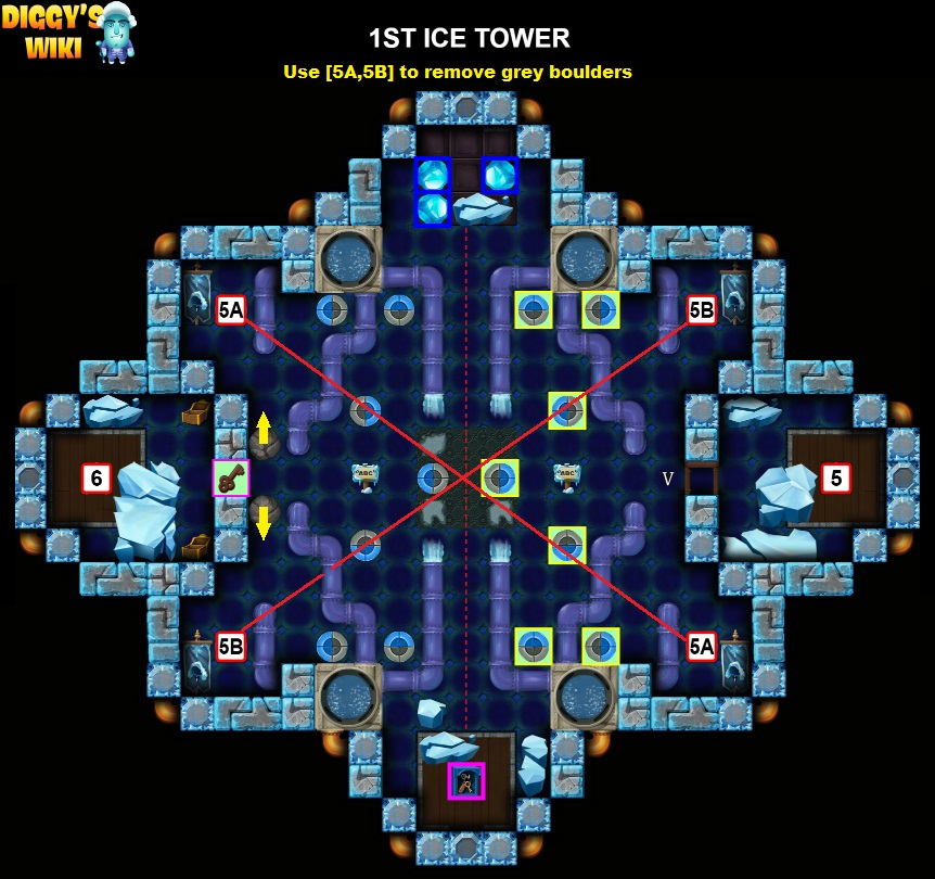 1st Ice Tower - Ice Marquess Remastered - Diggy's Adventure | Diggy's Guide