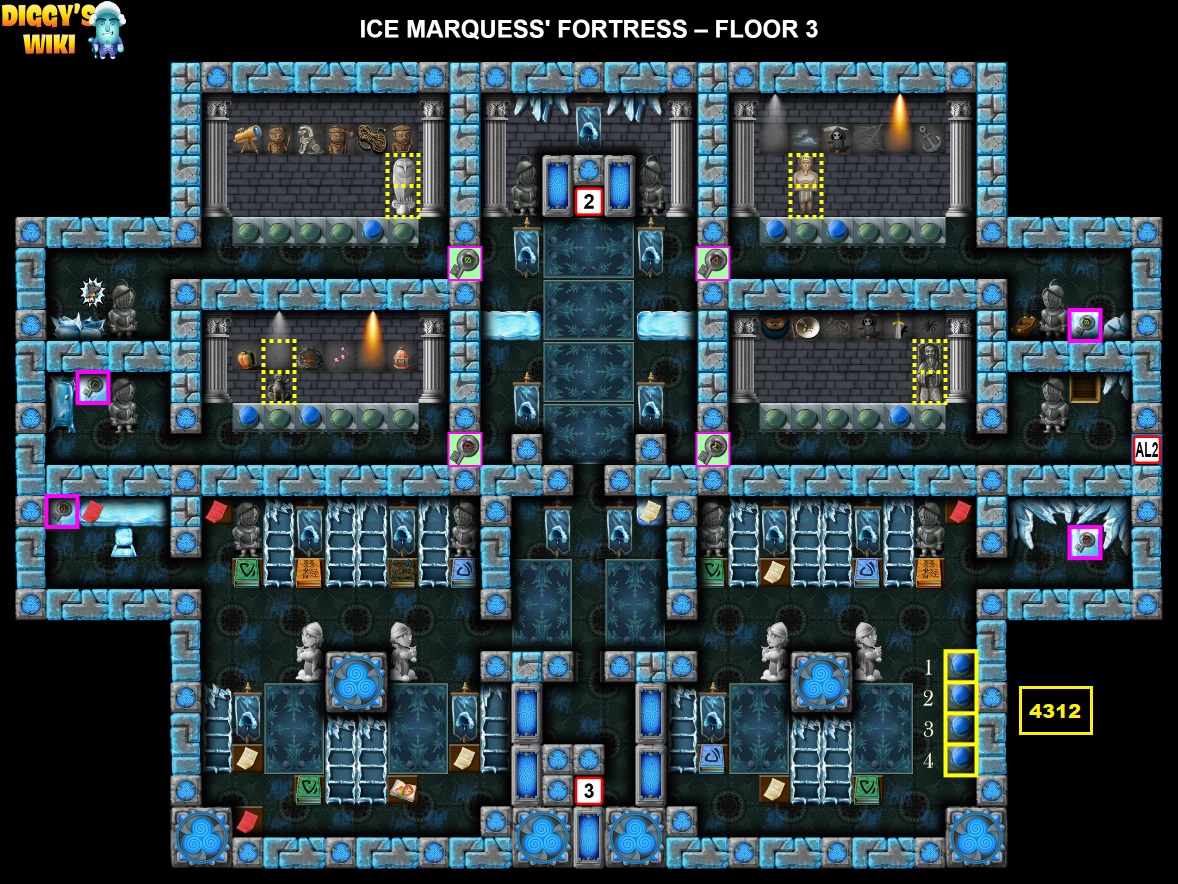 Ice Marquess' Fortress - Ice Marquess Remastered - Diggy's Adventure ...