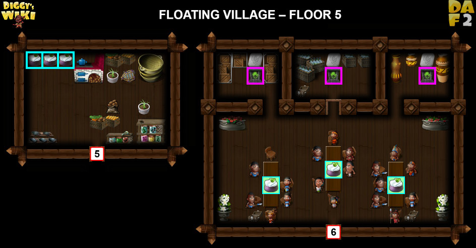 Floating Village - Diggy's Adventure | Diggy's Guide